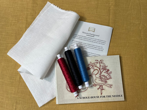 Kit for Elizabethan needlework - A Schole House for the Needle facismi ...