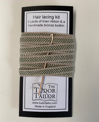Hair lacing kit in various colours for Tudor or Elizabethan reenactmen ...
