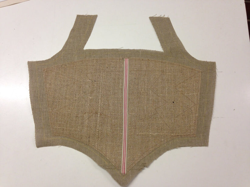 Unbleached/natural 16 INCH WIDE paste buckram - fabric sold by the hal ...