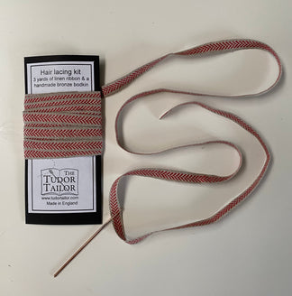 Hair lacing kit in various colours for Tudor or Elizabethan reenactmen ...